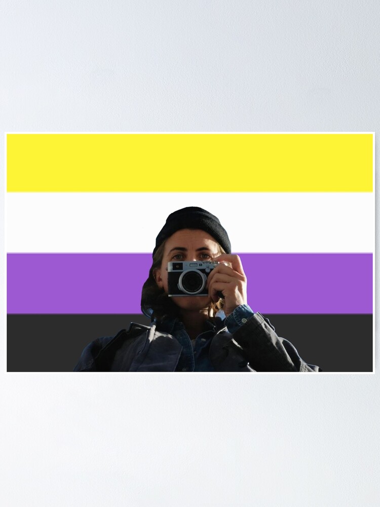 "ER Fightmaster Non-binary Flag (Camera)" Poster for Sale by ...
