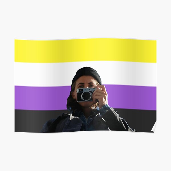 "ER Fightmaster Non-binary Flag (Camera)" Poster for Sale by ...