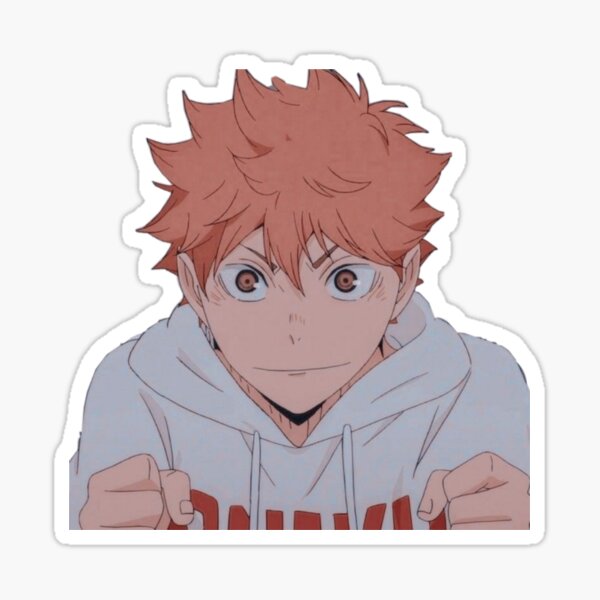 "Shoyo Hinata - Haikyuu" Sticker by AniePieArt | Redbubble
