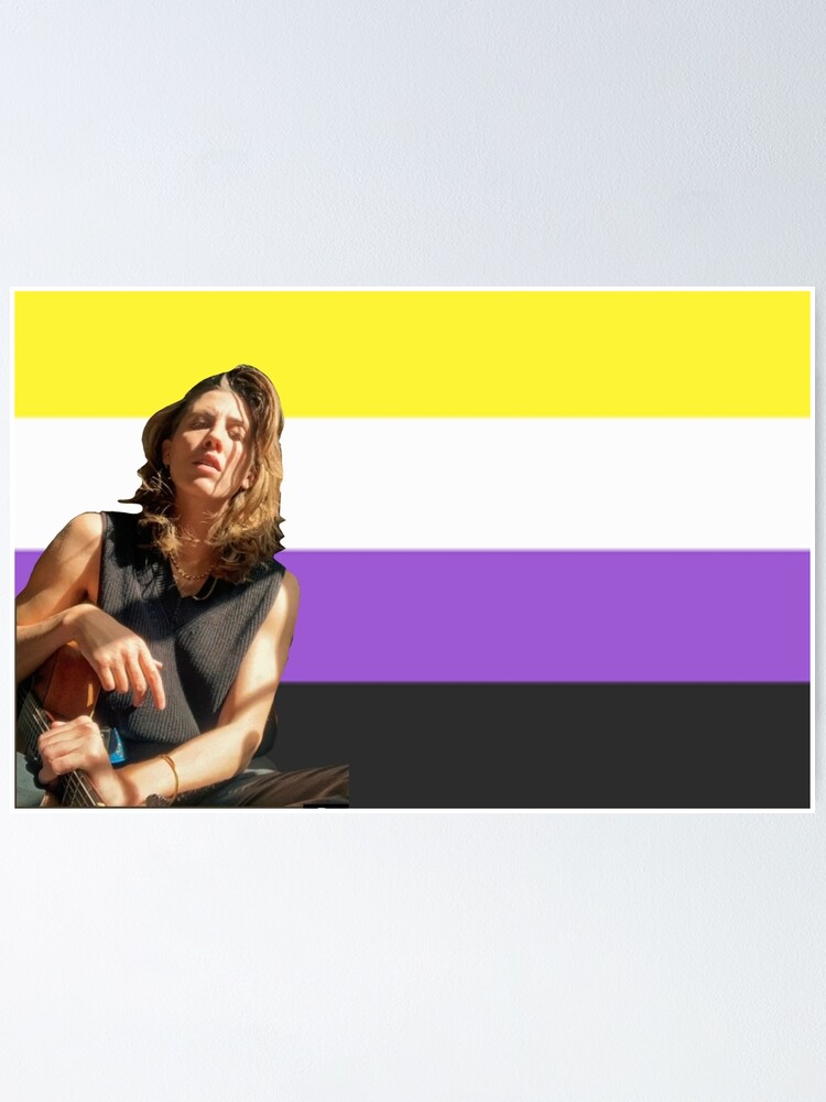 "ER Fightmaster Non-binary Flag (Guitar)" Poster by BartleysLabCoat ...