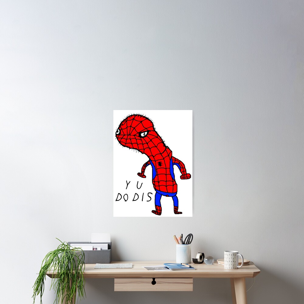 "HQ New Spoderman Meme" Poster for Sale by fomodesigns | Redbubble