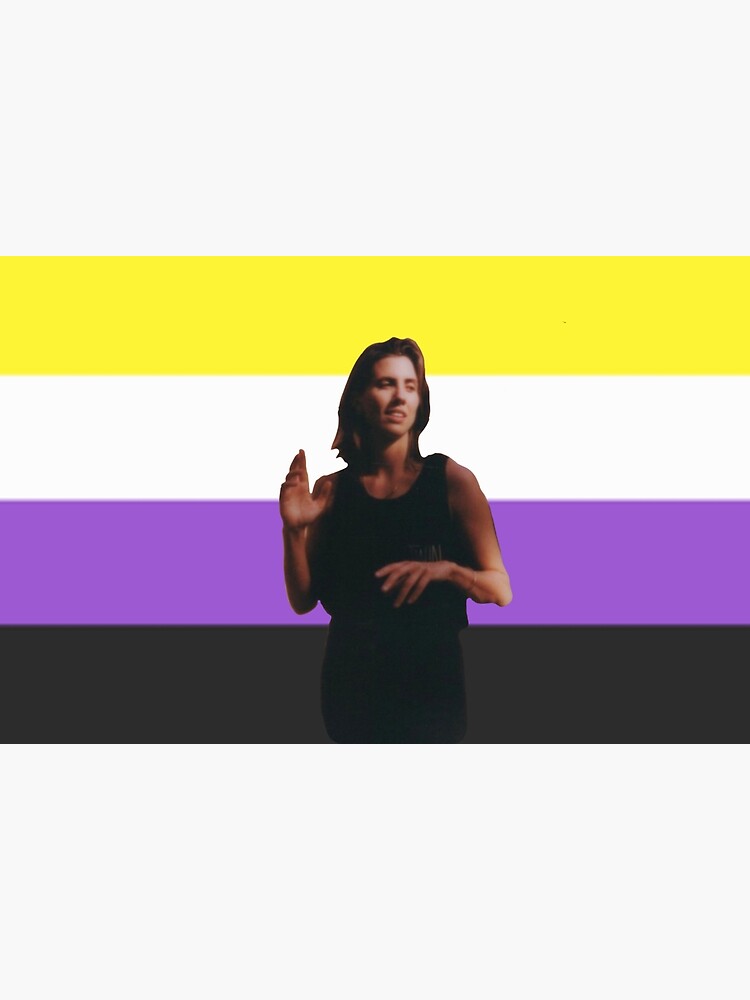 "ER Fightmaster Non-binary Flag" Poster for Sale by BartleysLabCoat ...
