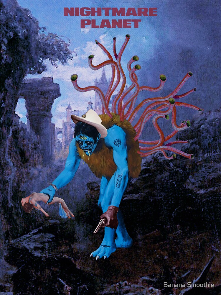 "Nightmare Planet" Sticker for Sale by PulpSavage | Redbubble