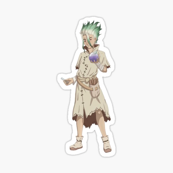 "Senku" Sticker by Dhdraws | Redbubble