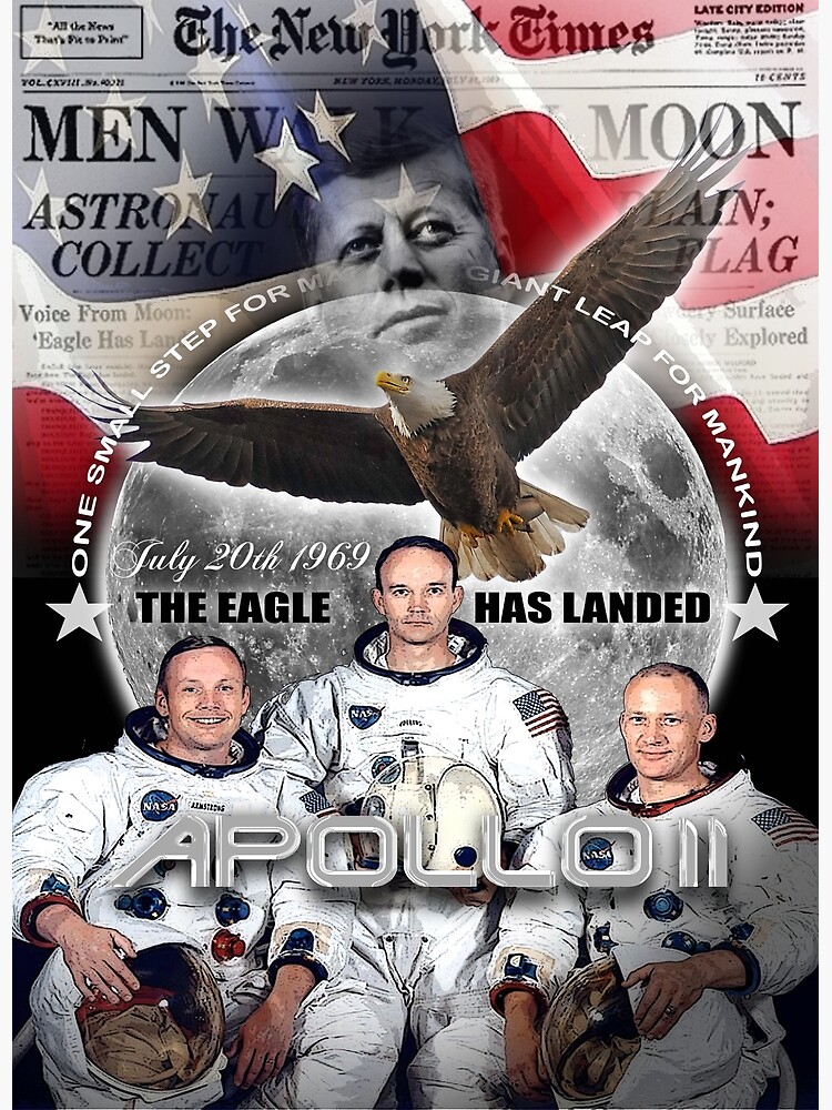 "apollo 11" Poster by redboy | Redbubble