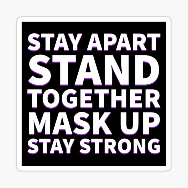 "Stay Strong" Sticker for Sale by viblue | Redbubble