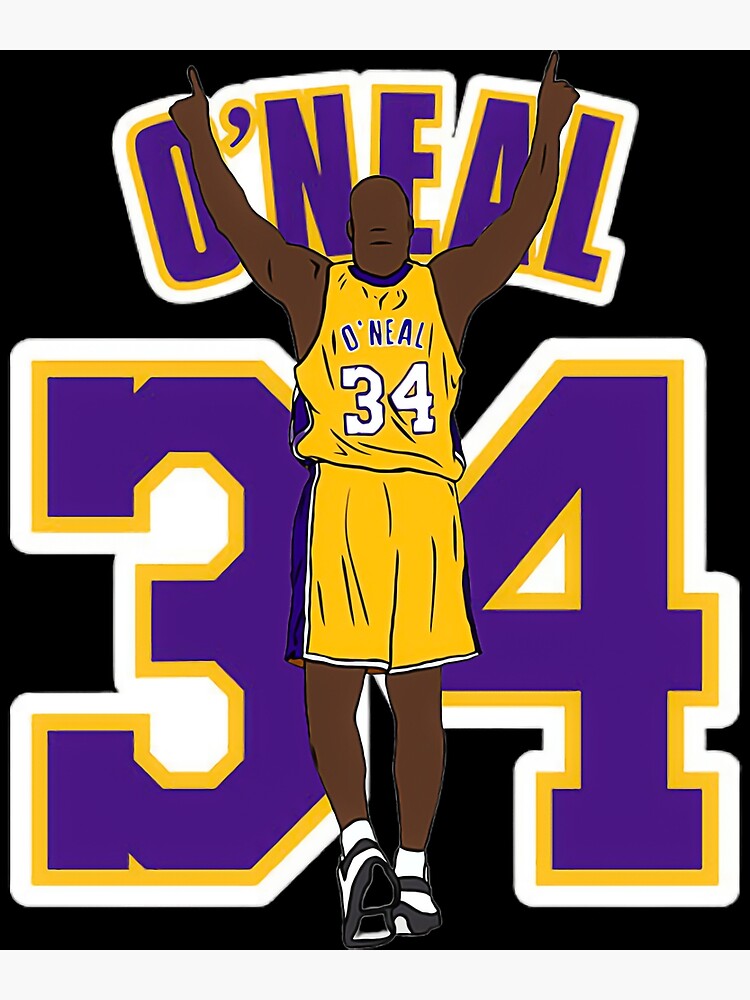 "Shaquille Oneal NBA 34" Poster for Sale by pharcrenger | Redbubble