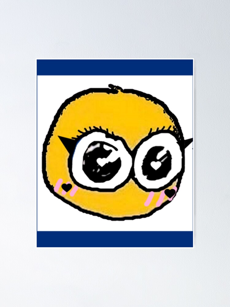 "Cursed E-girl Emoji " Poster for Sale by AsherSmith112 | Redbubble