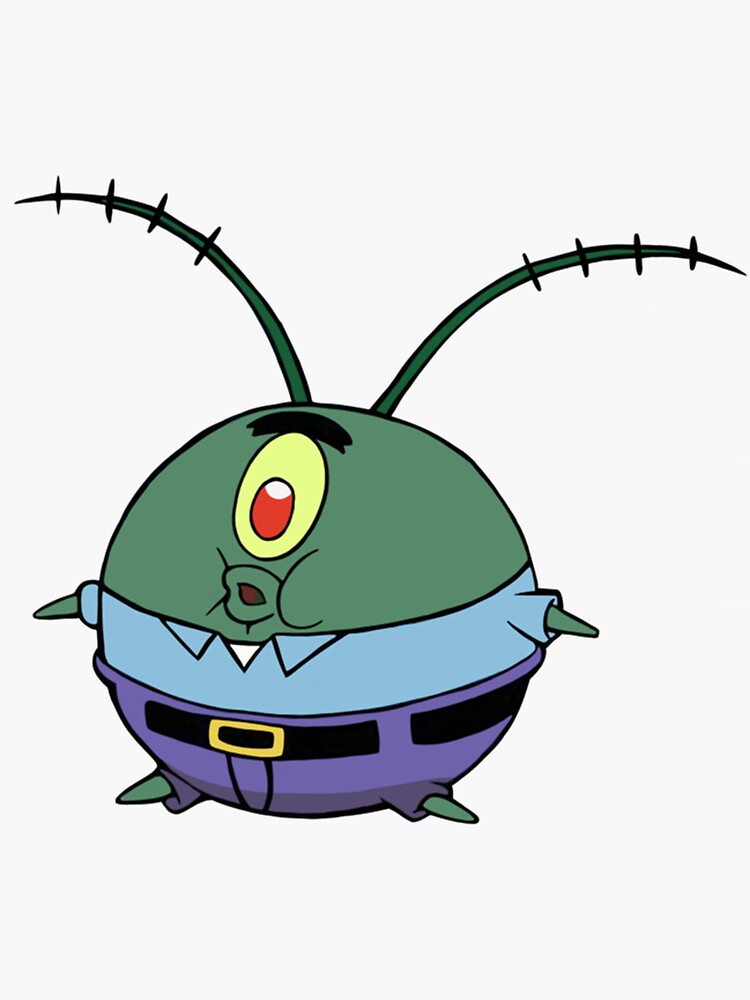 "Fat Plankton " Sticker for Sale by AsherSmith112 | Redbubble