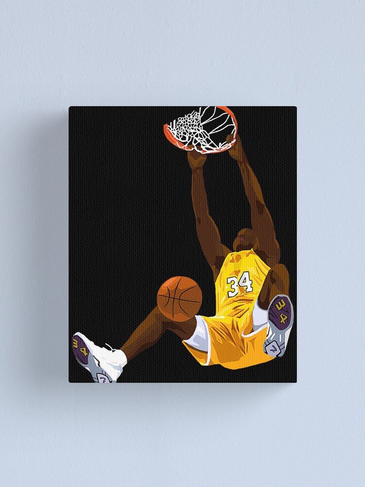 "Shaquille Oneal Shaquille Oneal Shaquille Oneal Dunk" Canvas Print by ...