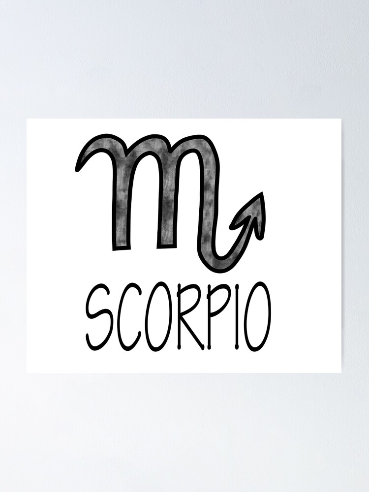 "Scorpio" Poster for Sale by Farah-FD | Redbubble