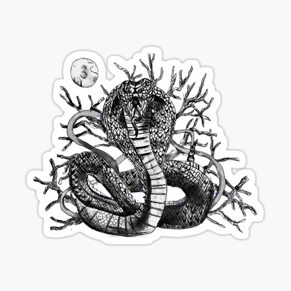 "Snake in the woods" Sticker by CaitlinzYinz | Redbubble