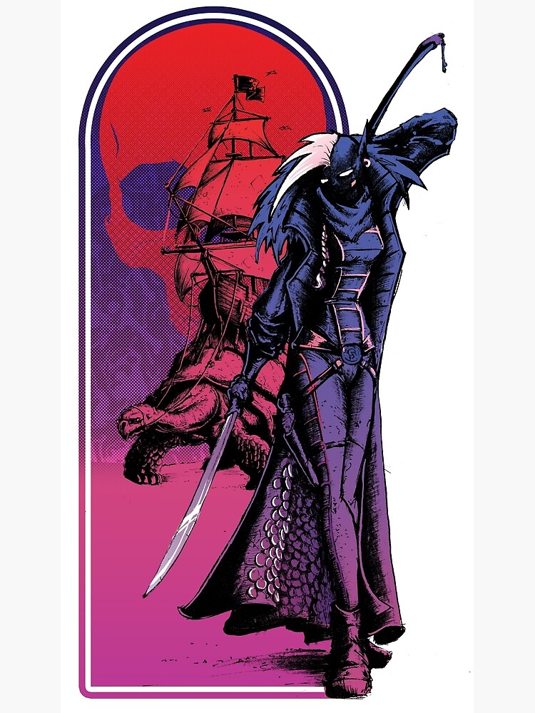 "The Alien Pirate Princess" Art Print by Fatink | Redbubble