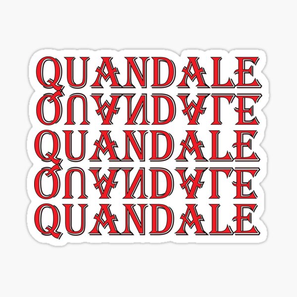 "Quandale Dingle classic" Sticker by PraArts2002 | Redbubble