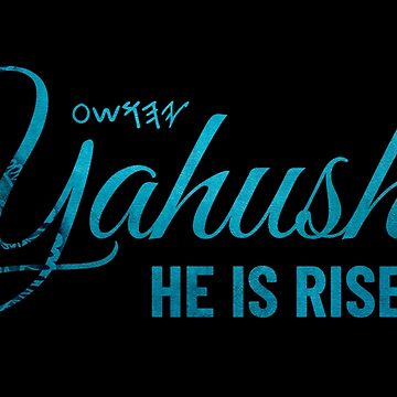 "Yahusha - Jesus Is Risen" Sticker for Sale by Narrow-Path | Redbubble