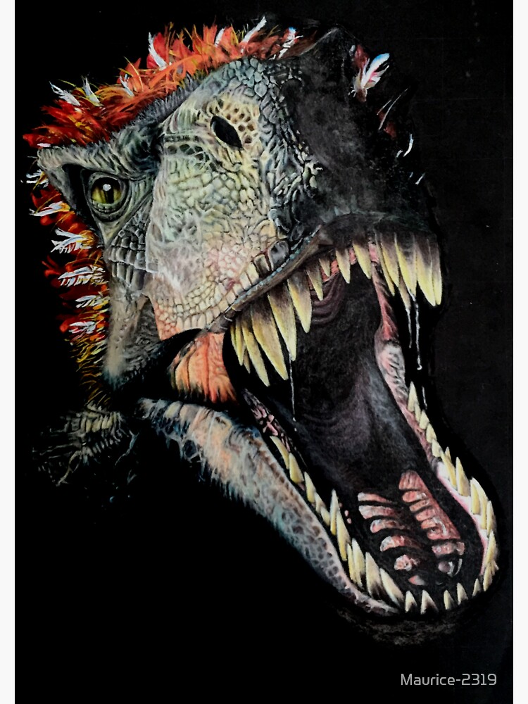 "T. rex portrait " Sticker for Sale by Maurice-2319 | Redbubble