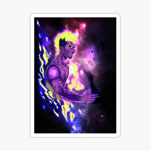 "Galaxy Boy" Sticker by poweredbyc0ke | Redbubble
