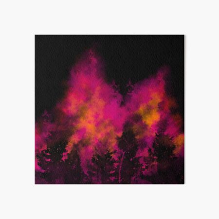 "Pink Wildfire Hot Flaming Forest Burning High Resolution Tree Forest ...