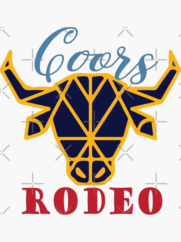"Coors rodeo bull" Sticker by Xavia-blue | Redbubble