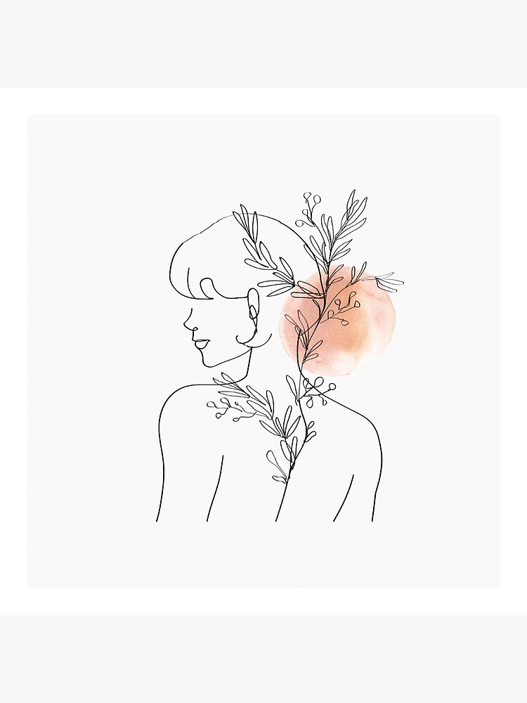 "Women Line Drawing" Sticker for Sale by monocore2002 | Redbubble