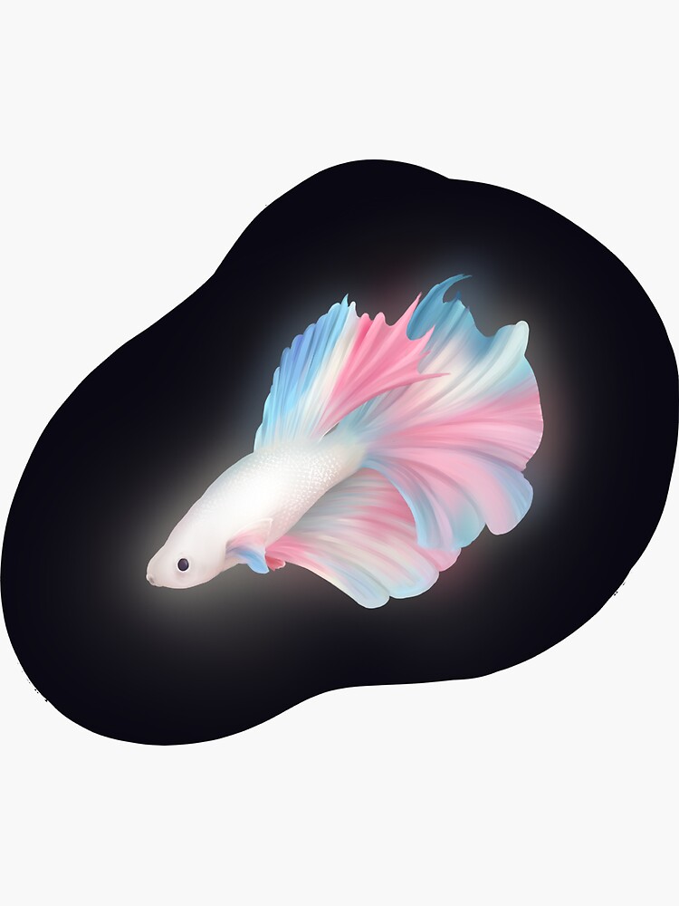 "trans fish" Sticker by Dhdraws | Redbubble