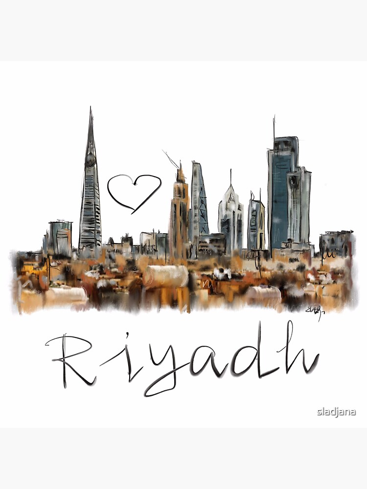 "I love Riyadh " Sticker by sladjana | Redbubble