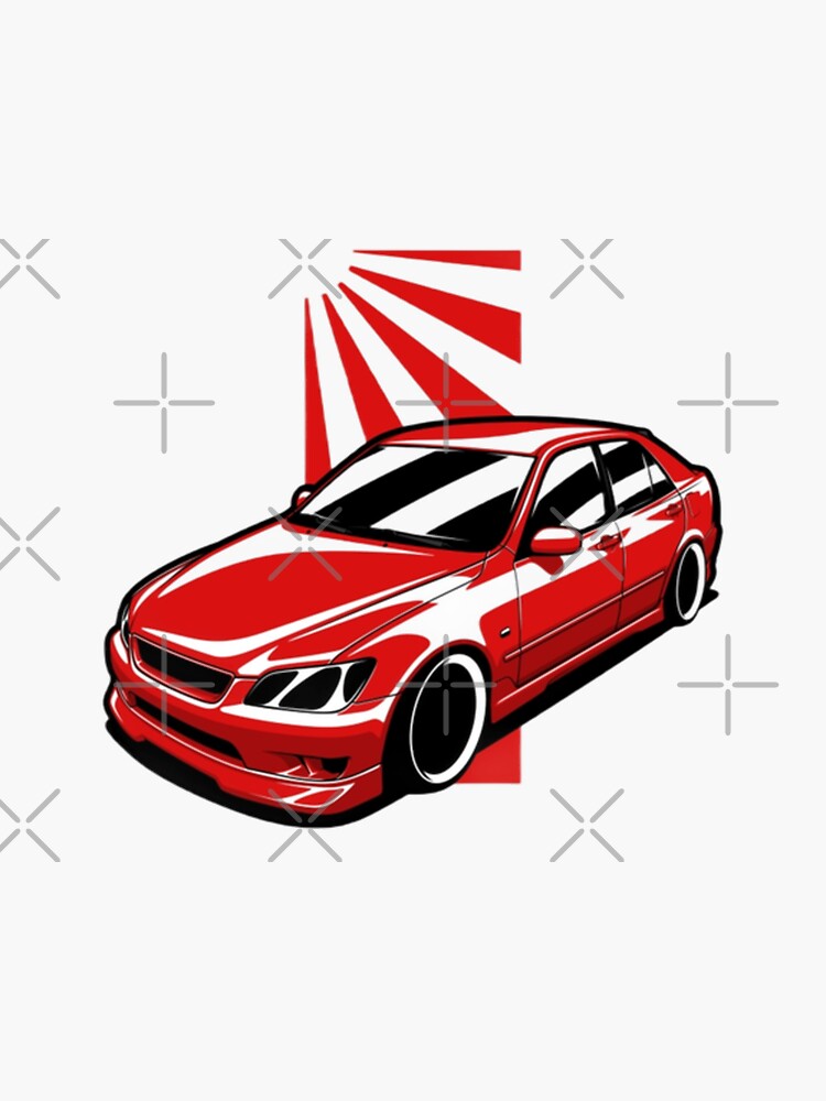 "I LOVE MY IS300" Sticker by Racingdecals | Redbubble