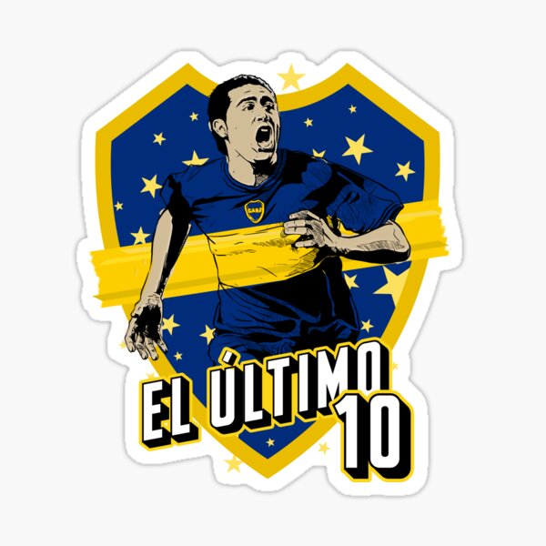 Pegatina «Riquelme. El último 10» de Angelbeach | Redbubble