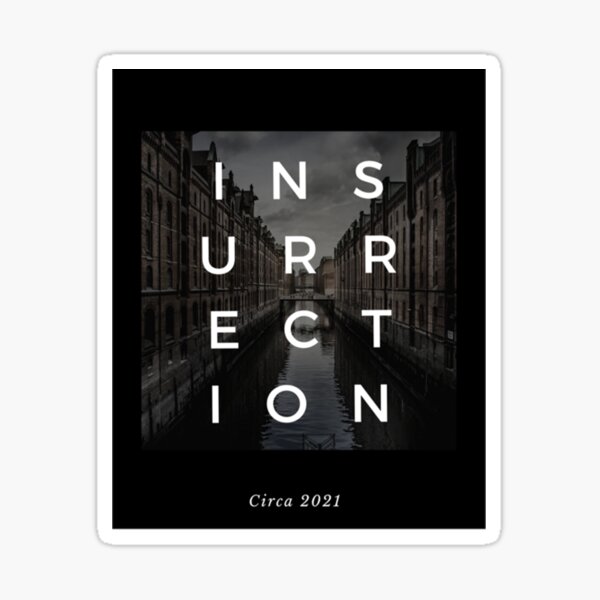 "Insurrection (1)" Sticker by TyraGaba | Redbubble
