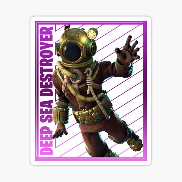 "Deep Sea Destroyer" Sticker for Sale by genrerodriguez | Redbubble