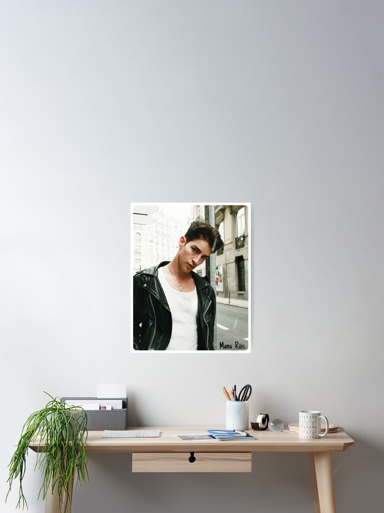 "Manu Rios portrait" Poster for Sale by DBilbao | Redbubble