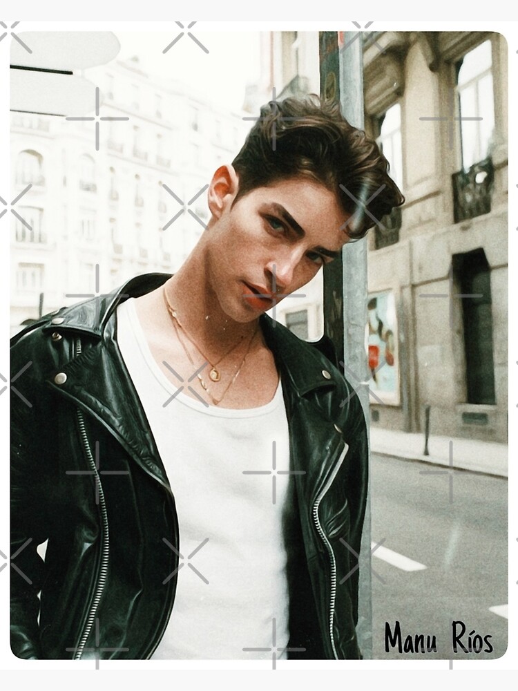 "Manu Rios portrait" Poster for Sale by DBilbao | Redbubble