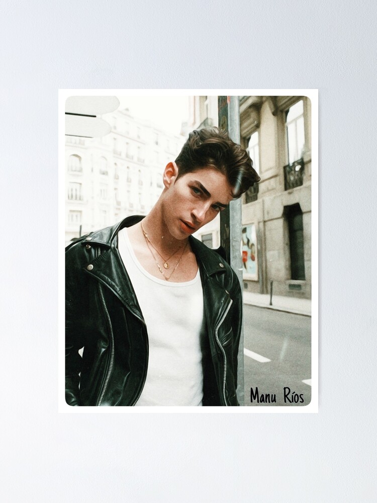"Manu Rios portrait" Poster for Sale by DBilbao | Redbubble