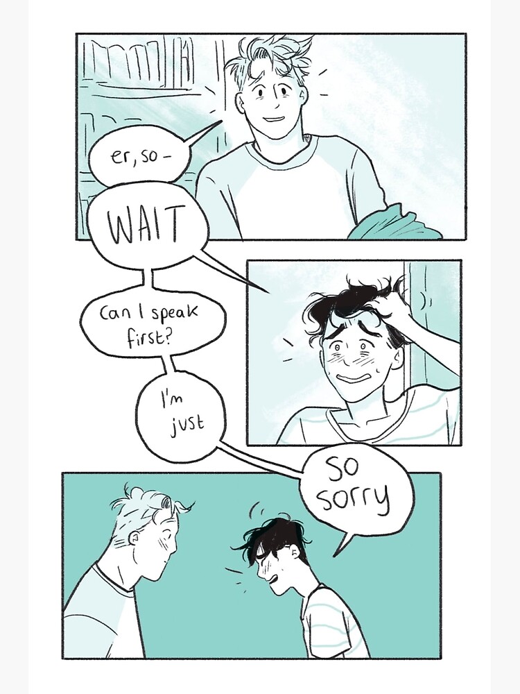 "Heartstopper Comics Nick and Charlie by Alice Oseman" Canvas Print for ...