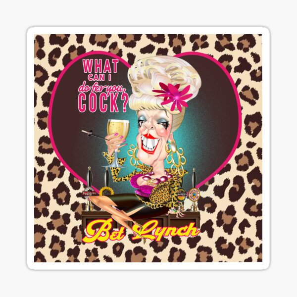 "Bette Lynch Bar Campery" Sticker by SarahBailey | Redbubble