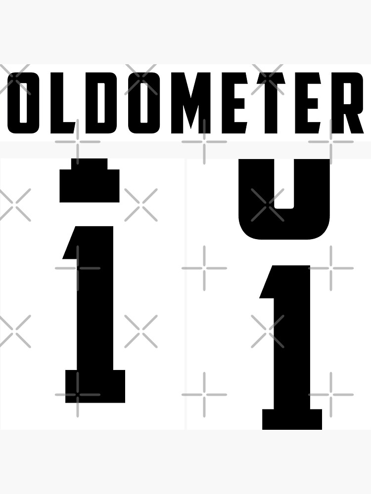 "Oldometer counter Number 11 birthday" Sticker by HeavyStyle | Redbubble
