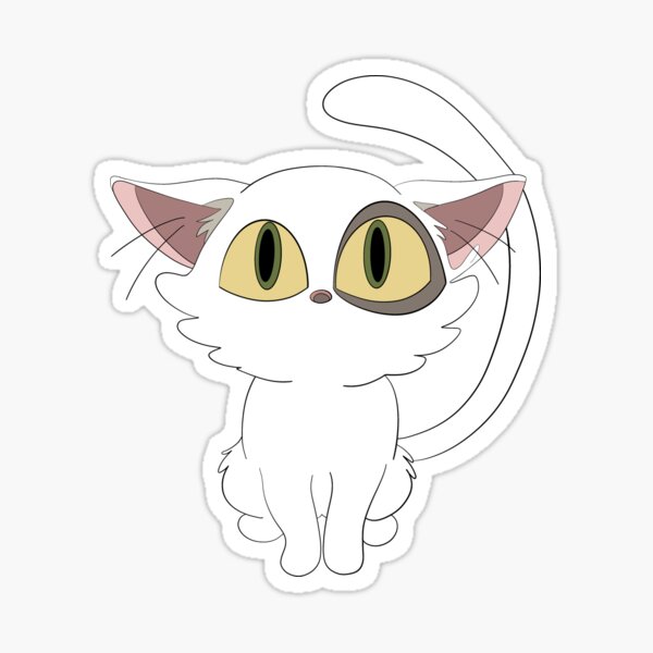 Pegatina «Suzume no Tojimari gato fan art» de TrendyTeeHub | Redbubble