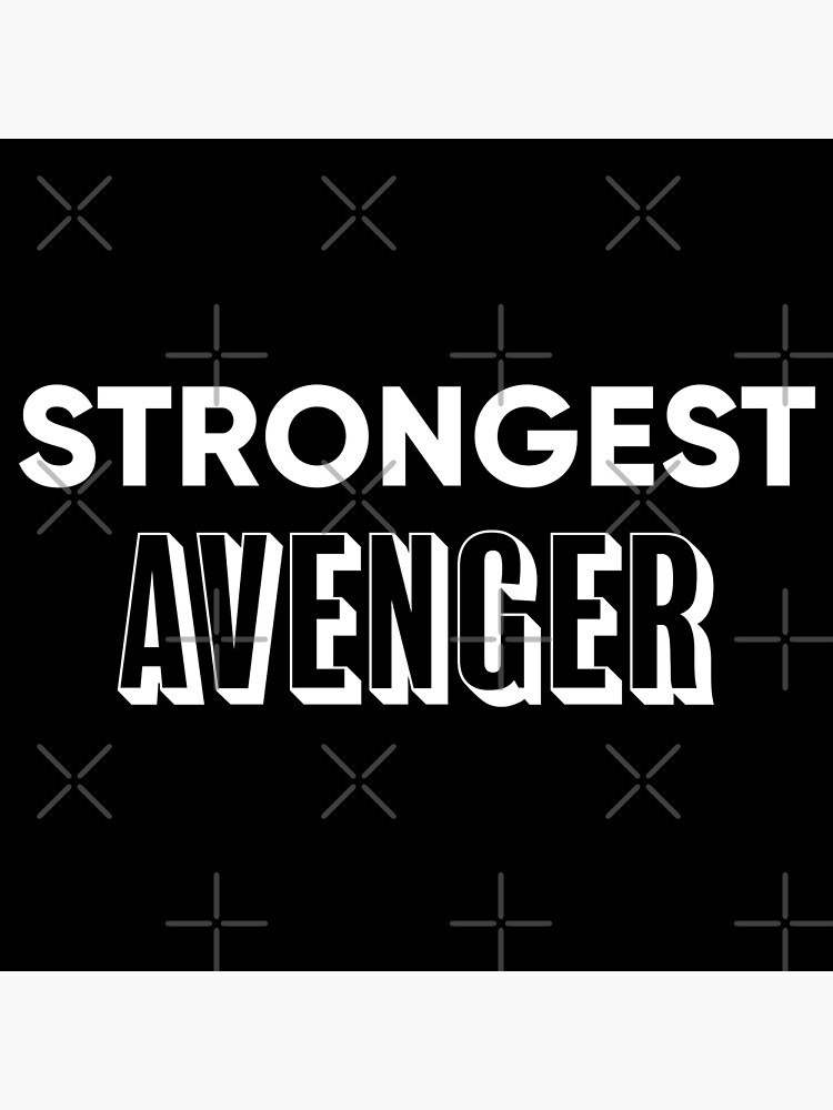 "The Strongest Avenger" Poster for Sale by design-camp | Redbubble