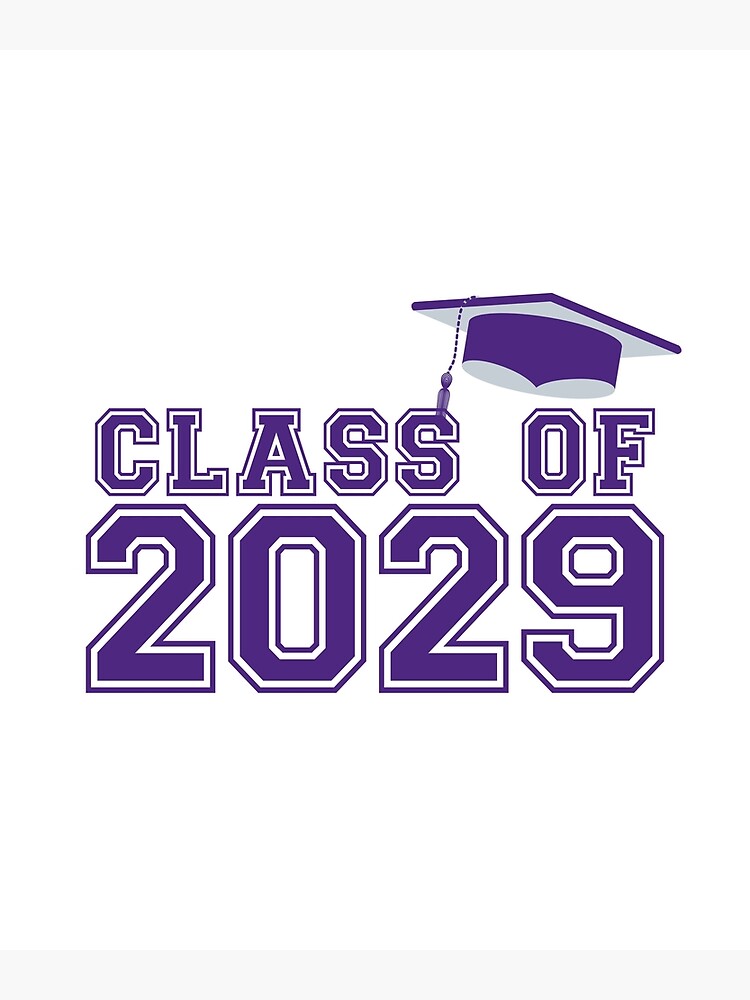 "Class Of 2029 - High School Graduation - Congratulations" Poster by ...