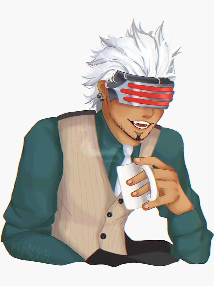 "Godot Ace Attorney" Sticker for Sale by KumokaLIVE | Redbubble