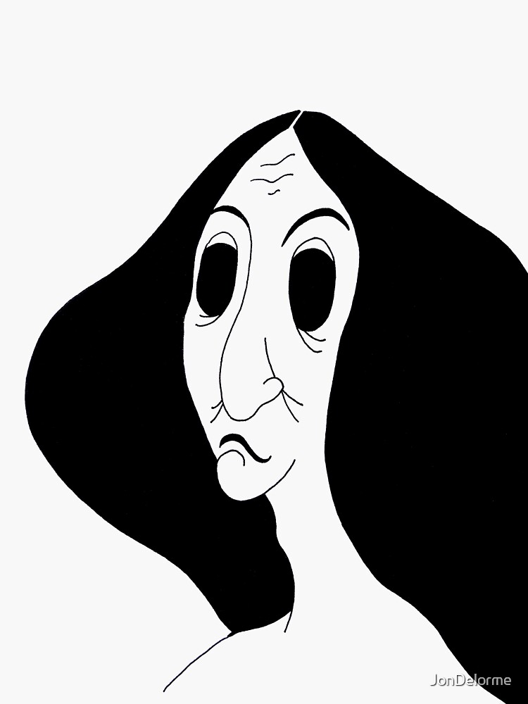 "Scream, help 1" Sticker by JonDelorme | Redbubble