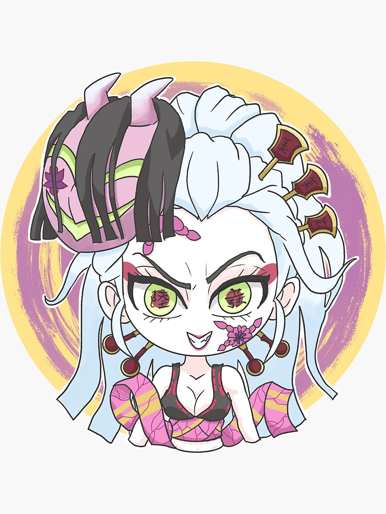 "Demon Slayer Daki Fan Art" Sticker by TheKawaiiLab | Redbubble