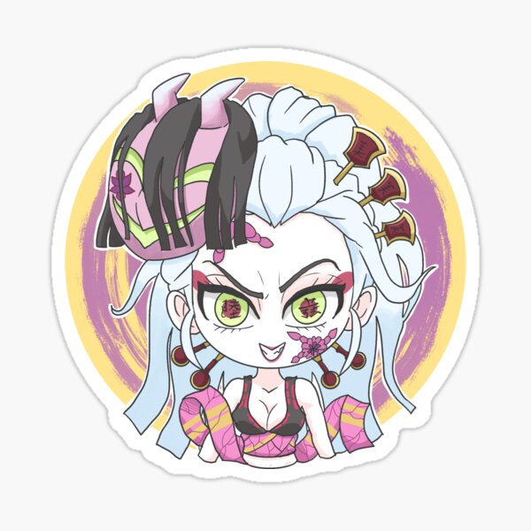 "Demon Slayer Daki Fan Art" Sticker by TheKawaiiLab | Redbubble