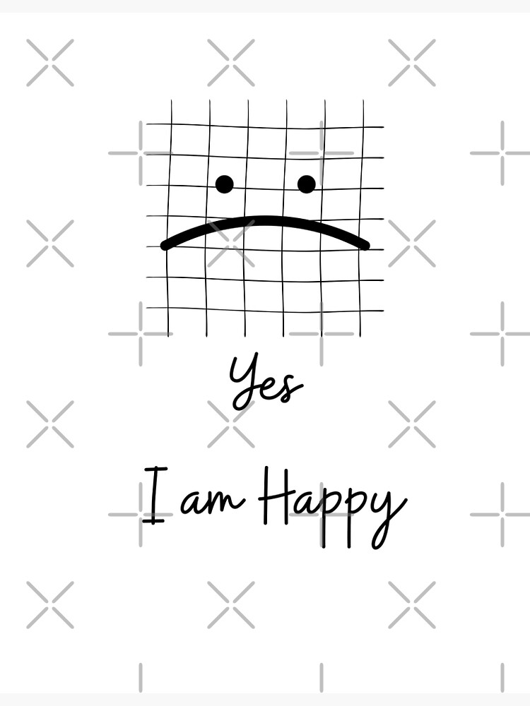 "Smiley - Emoji | Yes i am happy" Poster for Sale by sukaram | Redbubble