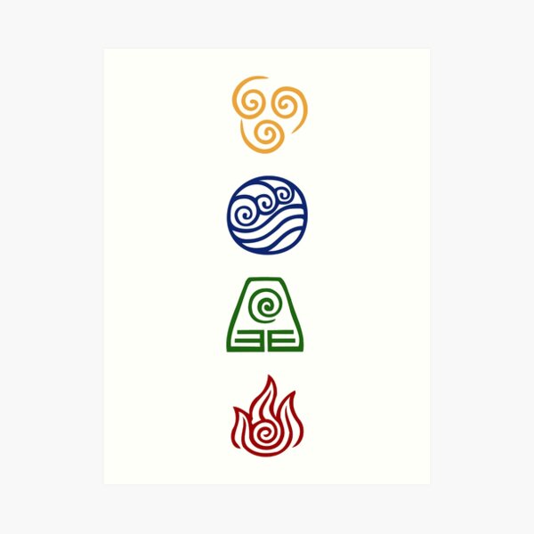 "Bending Symbols" Art Print for Sale by Grinalass | Redbubble