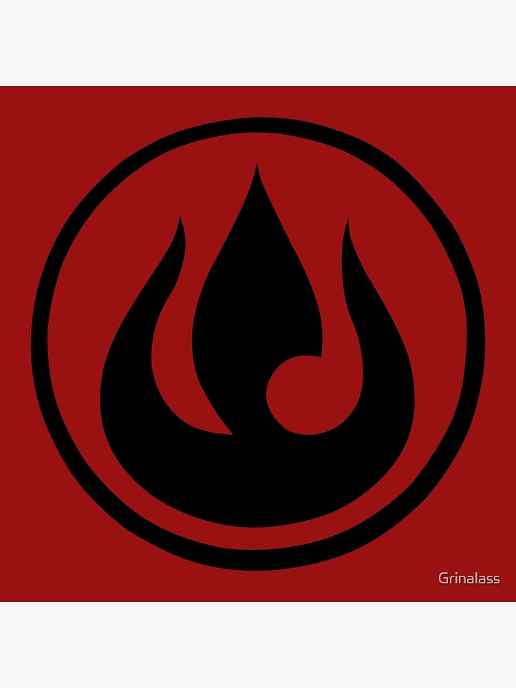 "Fire Nation" Poster for Sale by Grinalass | Redbubble