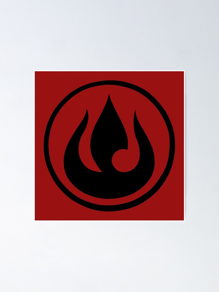 "Fire Nation" Poster for Sale by Grinalass | Redbubble