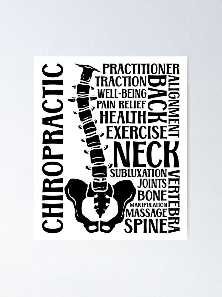 "Chiropractic Spine Therapist Chiro Chiropractor" Poster for Sale by ...