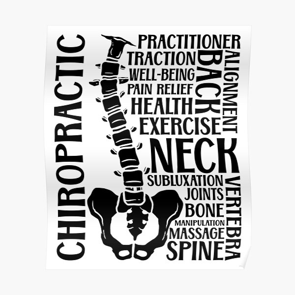 "Chiropractic Spine Therapist Chiro Chiropractor" Poster for Sale by ...