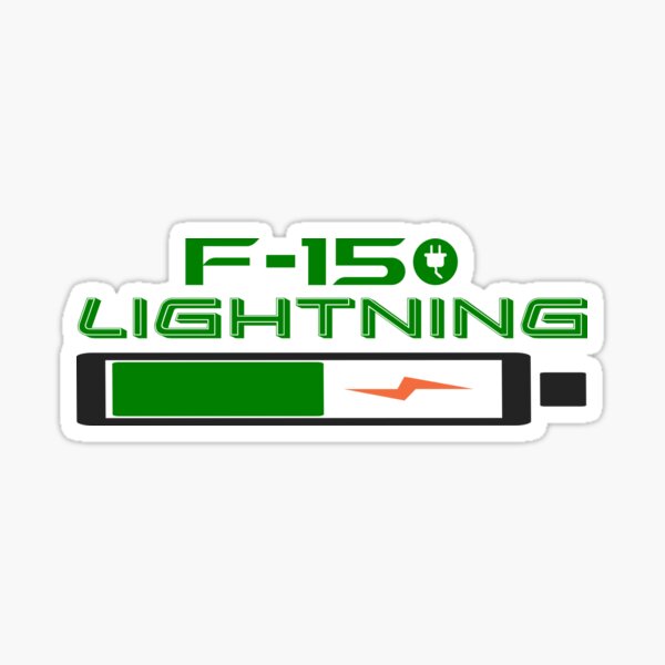 "FORD F-150 LIGHTNING " Sticker by DomGDesign | Redbubble